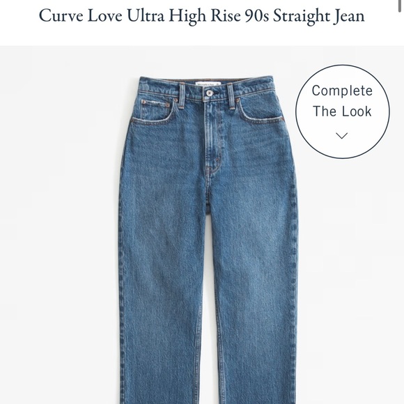 Curve Love Ultra High Rise 90s Straight Jean